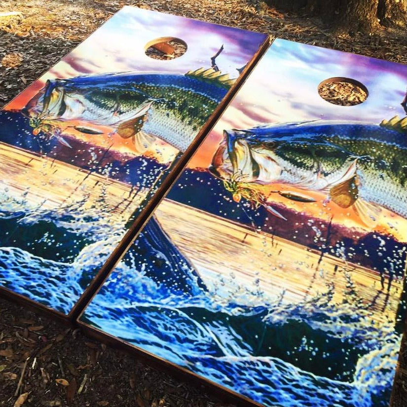 Custom Cornhole By Blake